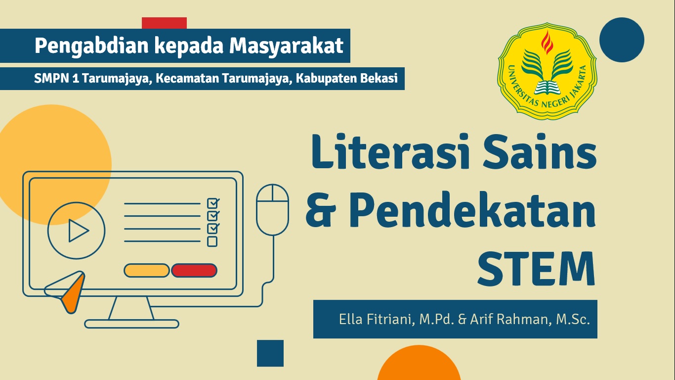 Pelatihan tentang Literasi Sains dan Pendekatan STEM – Program Studi ...